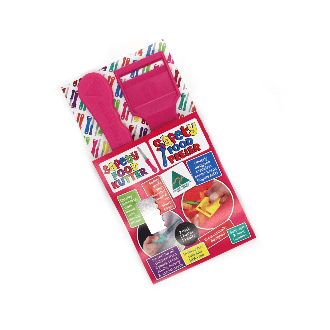 Twin Pack - Safety Food Kutter and Safety Food Peeler - Kiddies Food ...